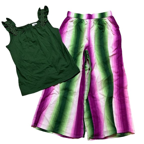 Janie and Jack | Matching Sets | Janie And Jack Girls Stripe Wide Leg ...